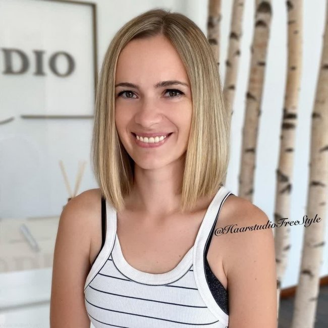 Długi odwrócony bob w napiękniejszej wersji: klasyczny, cieniowany ...