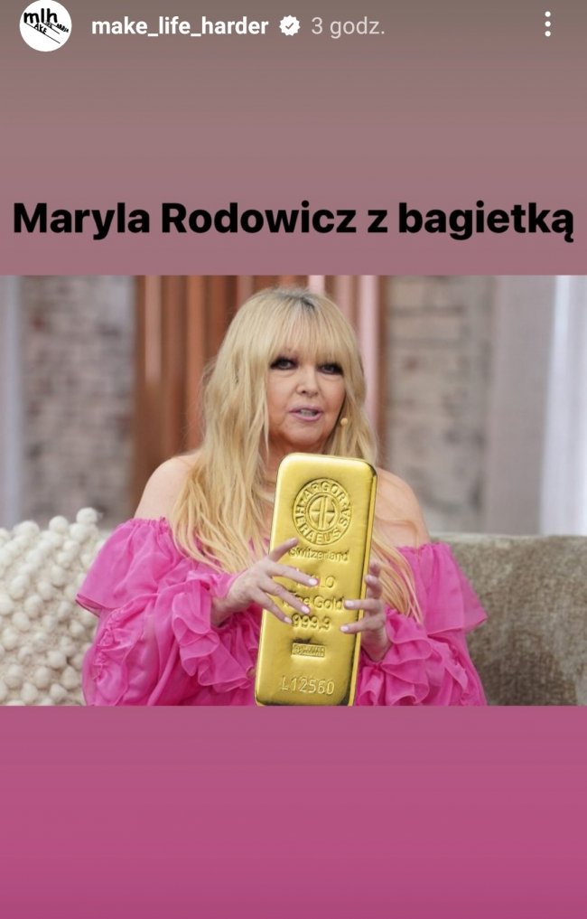 Maryla Rodowicz z bagietką za 1254 złotych stała się królową memów ...