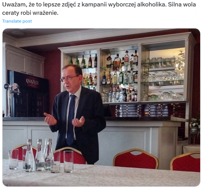 Wolny najedzony Mariusz zrobił spotkanie dla fanów. Wiatr hulał po sali ...